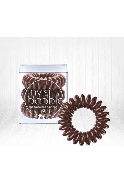 Invisibobble Original Pretzel Brown 3'lü Saç Tokası
