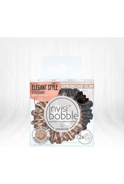 Invisibobble Sprunchie Slim True Golden 2'li Saç Tokası
