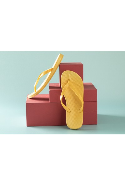 English Home Havana Kadın Plaj Terliği 37 Koyu Sarı