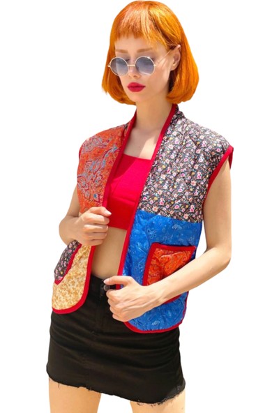 Something Special Etnik Desen Yelek