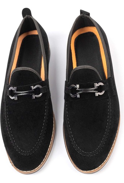 Freemax Erkek Rok Loafer Yumuşak Ayakkabı ROK.230 Süet Siyah Freemax Erkek Rok Loafer Yumuşak Ayakkabı ROK.230 Süet Siyah