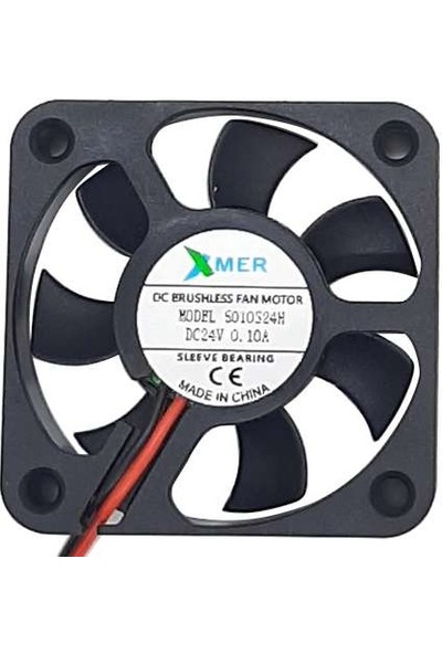Xmer 50X50X10MM 24V 0.10A 2 Kablolu Fan