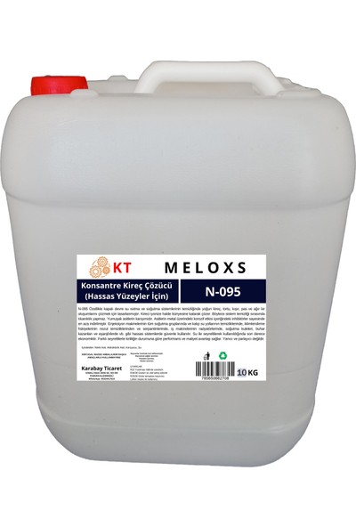 Meloxs Kireç Çözücü, Konsantre 10 kg Meloxs Kireç Çözücü, Konsantre 10 kg