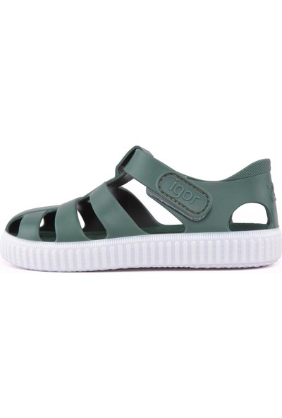Igor S10289 Nico Çocuk Salvia Koyu Beyaz Yeşil Sandalet Igor S10289 Nico Çocuk Salvia Koyu Beyaz Yeşil Sandalet