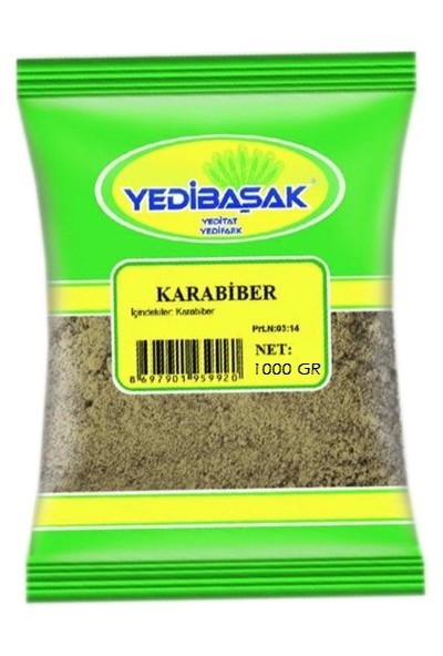 Yedibaşak Karabiber 1000 Gr*12