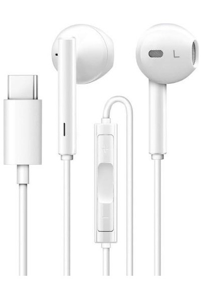Torima Tc-01 Typ-C To Stereo Earphone Kablolu Kulaklık Beyaz Torima Tc-01 Typ-C To Stereo Earphone Kablolu Kulaklık Beyaz