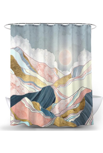 Yilegou 180X180CM Baskılı Su Geçirmez Duş Perdesi - Çok Renkli (Yurt Dışından) Yilegou 180X180CM Baskılı Su Geçirmez Duş Perdesi - Çok Renkli (Yurt Dışından)