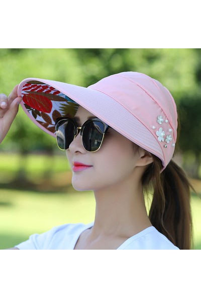 Kadın Sunhat Plaj Şapkası Anti-Uv Günlük Siperlikler Dış Mekan Için Katlanabilir Kap(Yurt Dışından) Kadın Sunhat Plaj Şapkası Anti-Uv Günlük Siperlikler Dış Mekan Için Katlanabilir Kap(Yurt Dışından)