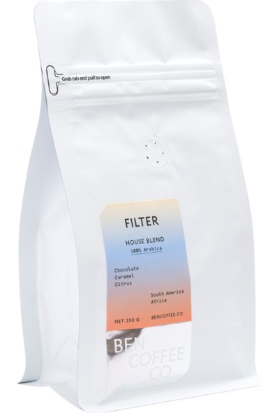 Ben Coffee Co 250 gr Arabica Yöresel Öğütülmüş Filtre Kahve