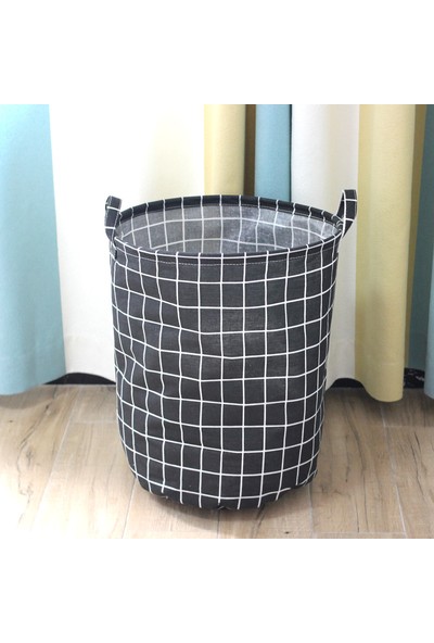 Hi Stores Desenli Kirli Çamaşır Sepeti - Siyah (Yurt Dışından) Hi Stores Desenli Kirli Çamaşır Sepeti - Siyah (Yurt Dışından)