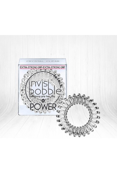 Invisibobble Power Crystal Clear Extra Strong 3'lü Saç Tokası Invisibobble Power Crystal Clear Extra Strong 3'lü Saç Tokası