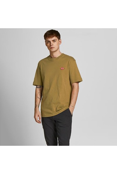 Jack & Jones Jorfutures Erkek Yeşil Tişört (12207514-MAO)