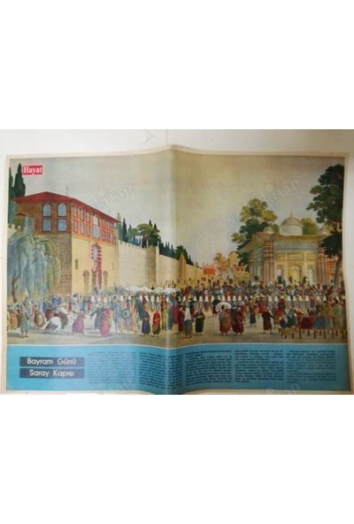 Mellıng-Bayram Günü Saray Kapısı Gravür POSTERİ-34X50 cm Boyutlarında Mellıng-Bayram Günü Saray Kapısı Gravür POSTERİ-34X50 cm Boyutlarında