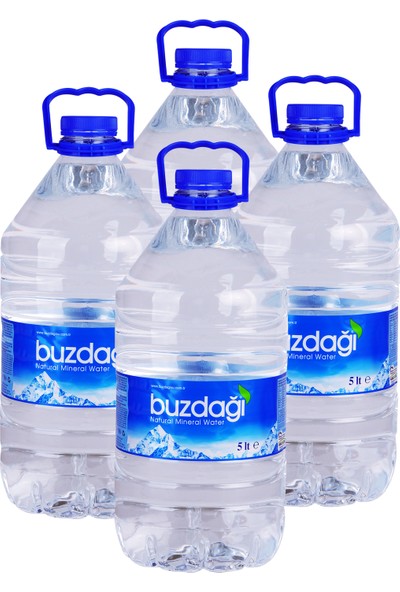 Buzdağı Su 5 Litre x 4 Adet Buzdağı Su 5 Litre x 4 Adet