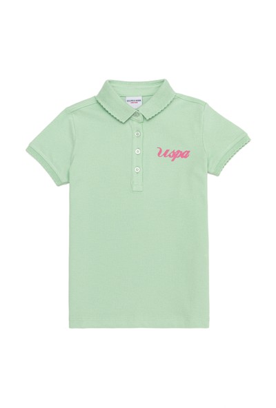 U.S. Polo Assn. Kız Çocuk Mint T-Shirt 50253145-VR090