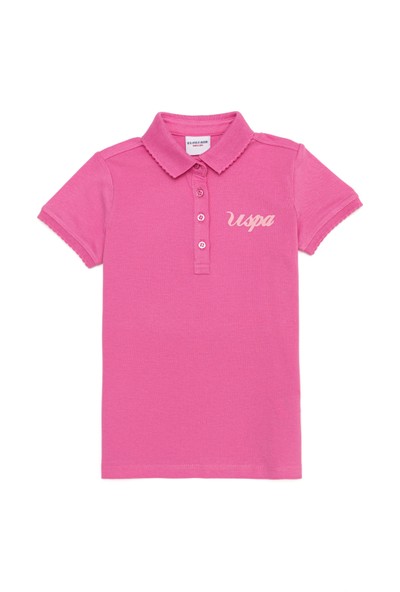 U.S. Polo Assn. Kız Çocuk Pembe T-Shirt 50253145-VR041