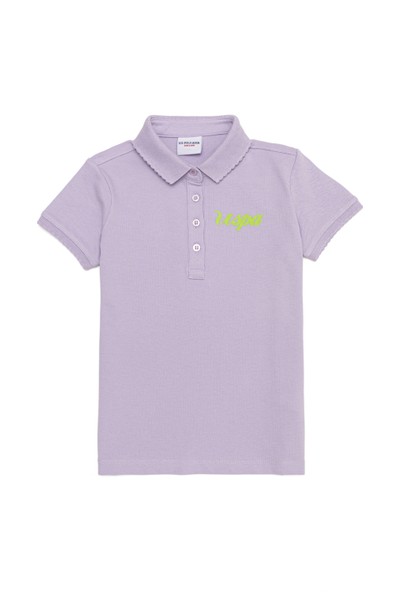 U.S. Polo Assn. Kız Çocuk Lila T-Shirt 50253145-VR034