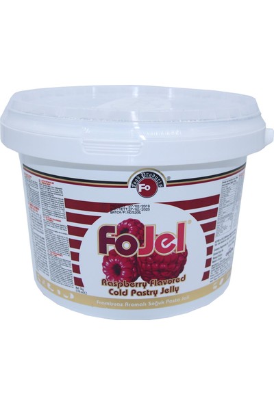 Fo Frambuaz Aromalı Soğuk Pasta Jöle 7 kg Fo Frambuaz Aromalı Soğuk Pasta Jöle 7 kg