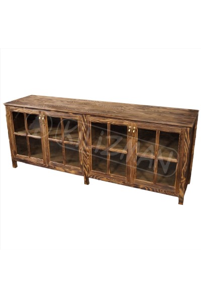 Kilizman Masif Selestin Eskitme Ahşap Konsol