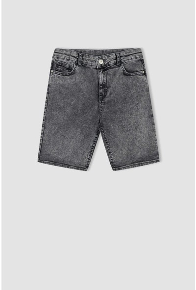 DeFacto Erkek Çocuk Jean Bermuda X5149A622HS