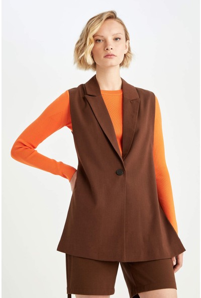 DeFacto Regular Fit Düğmeli YELEK Y4501AZ22SM