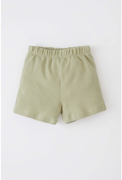 DeFacto Erkek Bebek Regular Fit Esnek Bel Waffle Şort Y8711A222SM DeFacto Erkek Bebek Regular Fit Esnek Bel Waffle Şort Y8711A222SM