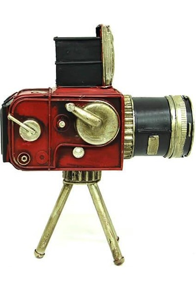 Cryfox Dekoratif Metal Kamera Kalemlik Vintage Biblo Hediyelik Cryfox Dekoratif Metal Kamera Kalemlik Vintage Biblo Hediyelik