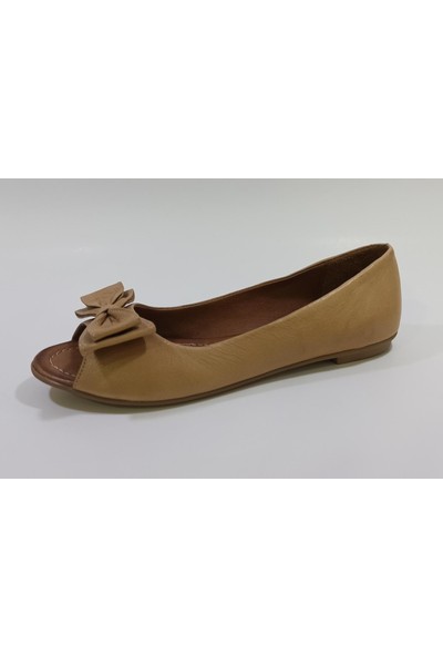 Misskose Hakiki Deri Kadın Ayakkabı Babet 295A6