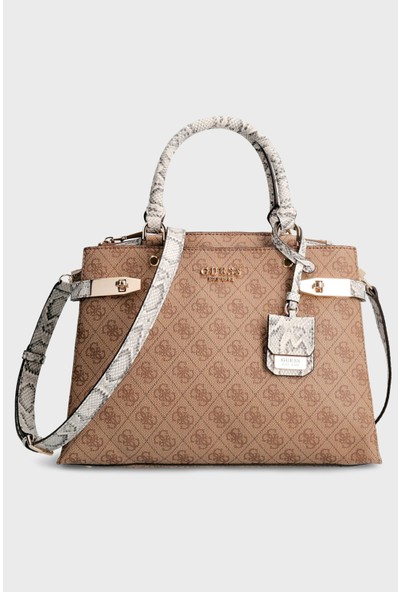 Guess Zadie Yılan Desenli Çıkarılabilir Askılı El Çanta Bayan Çanta HWSK8396060 Lly