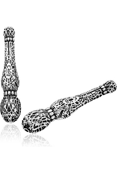 ​gümüş Örümcek Ağı Desenli Tesbih Imamesi