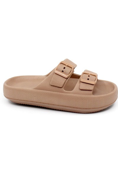 Akınalbella 282 Kadın Tokalı Kalın Taban Terlik