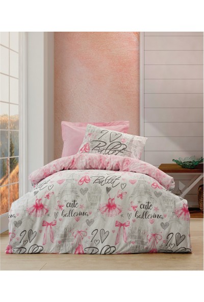 Cotton Box Girls Boys Genç Odası Tek Kişilik Complete Set Ballerina Pembe Cotton Box Girls Boys Genç Odası Tek Kişilik Complete Set Ballerina Pembe