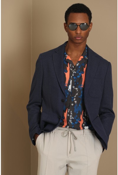 Lufian Martın Spor Erkek Blazer Ceket Slim Fit Lacivert Lufian Martın Spor Erkek Blazer Ceket Slim Fit Lacivert