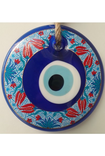 Dekoratif Nazarlık Ipli Nazar Boncuğu 25 x 10 cm Dekoratif Nazarlık Ipli Nazar Boncuğu 25 x 10 cm