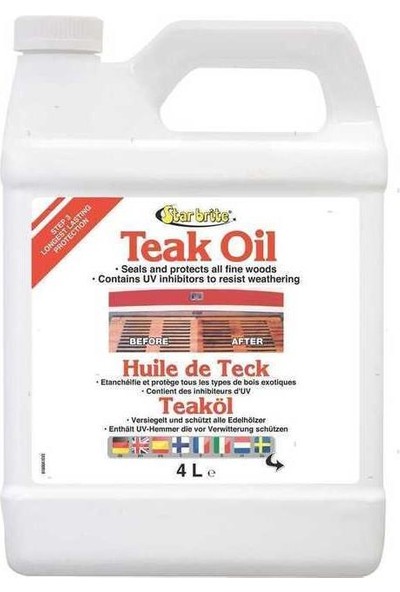 Star Brite Starbrite Teak Oil 4000ML Teak Yağı Tekne, Yat ve Karavan Star Brite Starbrite Teak Oil 4000ML Teak Yağı Tekne, Yat ve Karavan