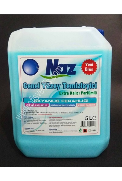 Naz Yüzey Temizleyici - Okyanus Kokusu - 5 kg