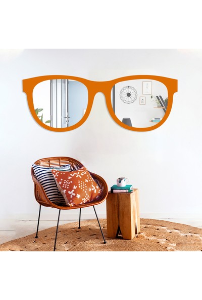 Nilisis Ayna Renkli Modern Gözlük Dekoratif Ayna Modeli