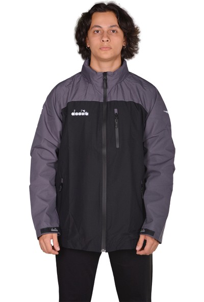 Diadora Elite - Erkek Siyah Spor Yağmurluk - DDELITE1457