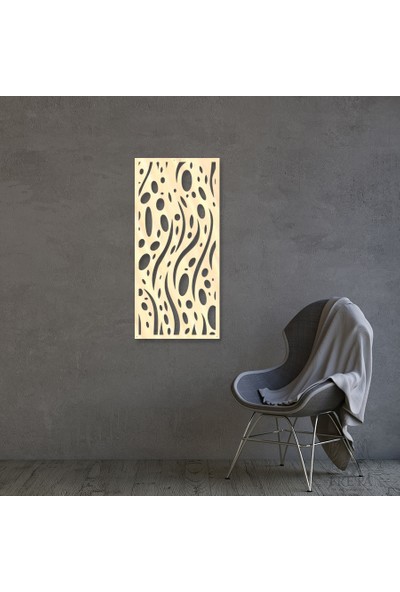 Su Damlaları Dekoratif Ahşap Tablo -DT9653