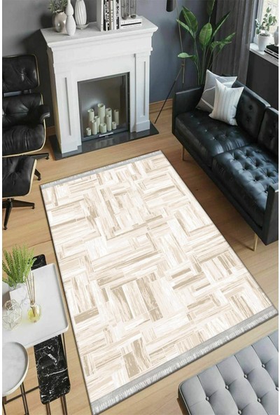 Perla Soft Bambu Kaymaz Tabanlı Modern Yıkanabilir Antibakteriyel Halı ve Yolluk