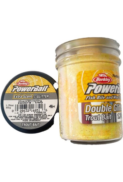 Berkley Power Bait Double Glitter - Chart White Org Berkley Power Bait Double Glitter - Chart White Org