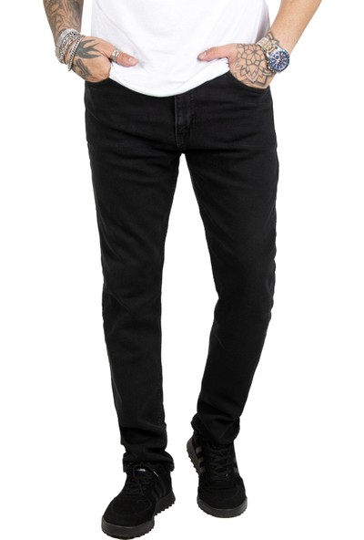 Deepsea Dar Kesim Likralı Fermuarlı Erkek Kot Pantolon 2200577 Deepsea Dar Kesim Likralı Fermuarlı Erkek Kot Pantolon 2200577