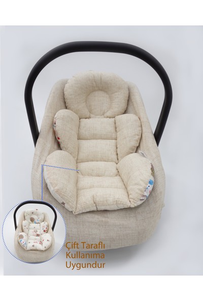 mordesign Ortopedik Bebek Puset Minderi, Pamuklu Kumaş, Animal Serisi mordesign Ortopedik Bebek Puset Minderi, Pamuklu Kumaş, Animal Serisi