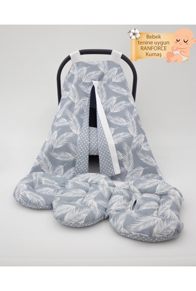 mordesign Çift Taraflı Ortopedik Puset Minderi, Örtü ve Çarşaf 3' Lü Set, Askı Stil, Puantiyeli Tüy mordesign Çift Taraflı Ortopedik Puset Minderi, Örtü ve Çarşaf 3' Lü Set, Askı Stil, Puantiyeli Tüy