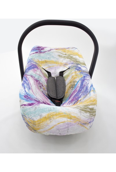 mordesign Bebek Puset Çarşafı, %100 Pamuklu Kumaş, Rainbow Serisi mordesign Bebek Puset Çarşafı, %100 Pamuklu Kumaş, Rainbow Serisi
