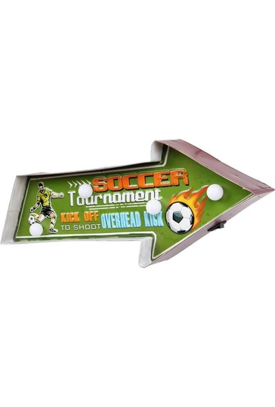 Cryfox Işıklı Soccer Yön Tabelası Vintage LED Ampülü Hediyelik Cryfox Işıklı Soccer Yön Tabelası Vintage LED Ampülü Hediyelik
