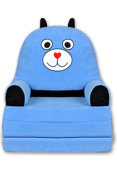Berrin Store Mavi Yumuşak Polar Dolum Gülümseyen Çocuk Bebek Koltuğu Katlanabilir 56 cm - 45 cm Berrin Store Mavi Yumuşak Polar Dolum Gülümseyen Çocuk Bebek Koltuğu Katlanabilir 56 cm - 45 cm