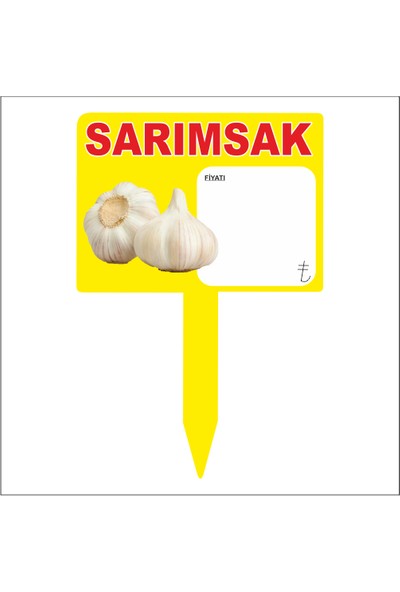 Çavuşoğlu Sarımsak Baskılı Manav Market Yazılıp Silinebilir Plastik Etiketi Çavuşoğlu Sarımsak Baskılı Manav Market Yazılıp Silinebilir Plastik Etiketi