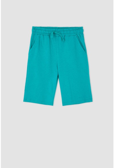 Erkek Çocuk Regular Fit Desenli Kısa Kollu Tişört Şort TAKIM Y5783A622HS