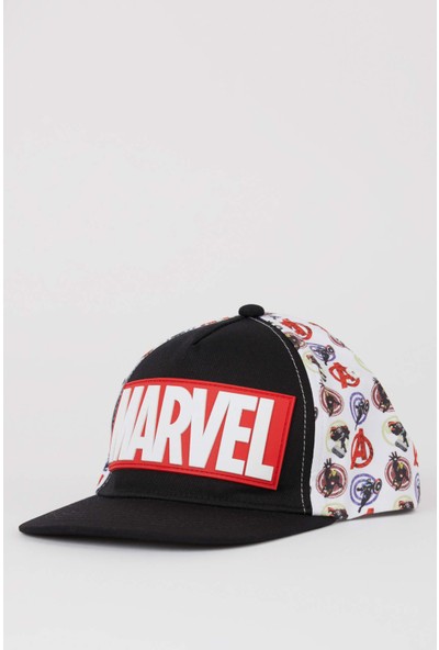 DeFacto Erkek Çocuk Marvel Lisanslı Baskılı Cap Şapka X0353A622SM